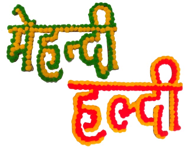 haldi Mehndi Decoration Items for Marriage Wedding Decoration Elements ...