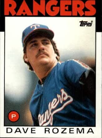 Amazon.com: 1986 Topps Baseball Card #739 Dave Rozema Mint ...