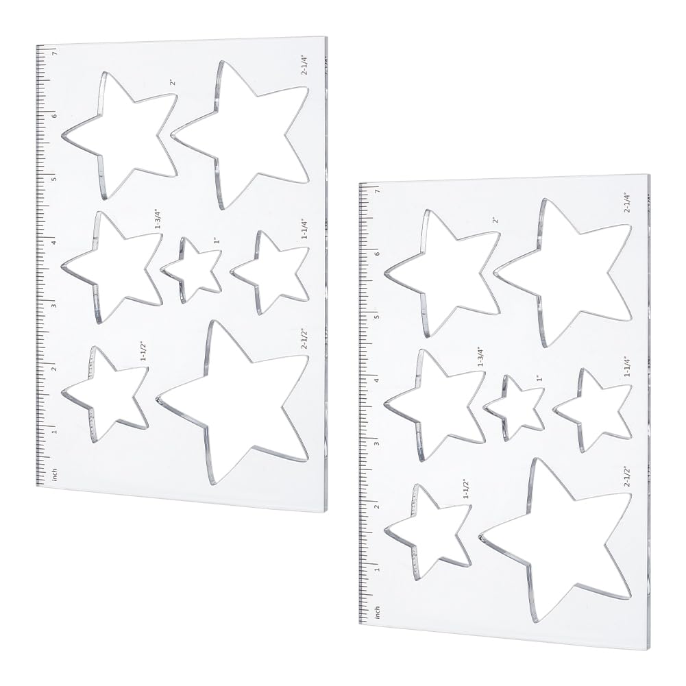 Amazon.com: PH PandaHall 2pcs Router Jig Template, Star Inlay Templates ...