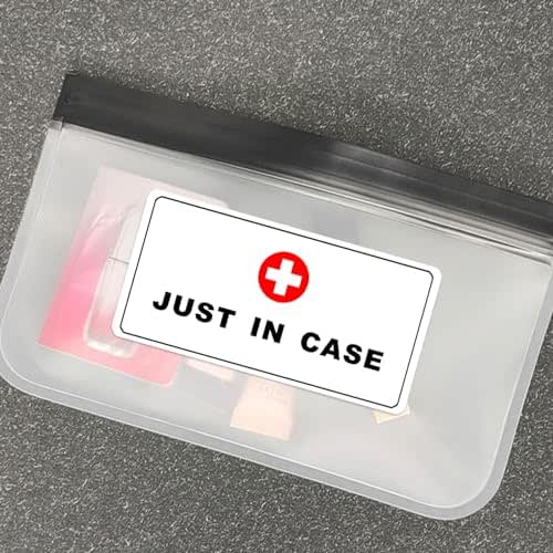 Amazon.com: JUST IN CASE 120-Piece Emergency Sticker Set - Survival Kit ...