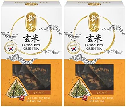 Amazon.com : Imperial Tea Brown Rice Green Tea, Genmaicha Green Tea ...