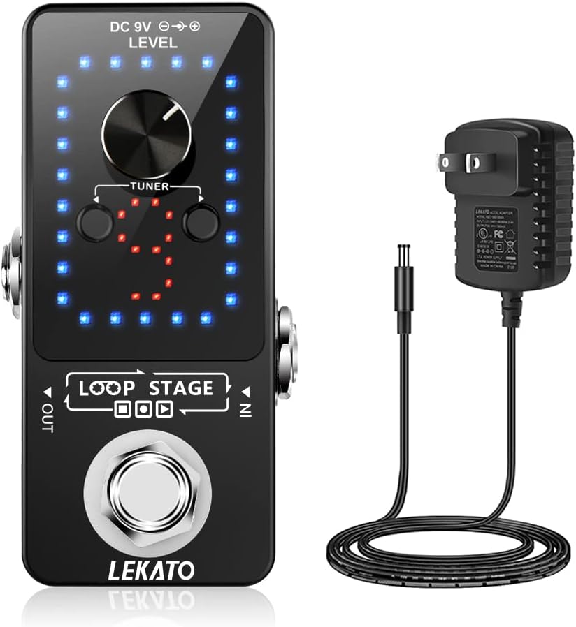 Amazon.com: Rowin Tiny Looper Electric Guitar Effect Pedal 10 Minutes ...