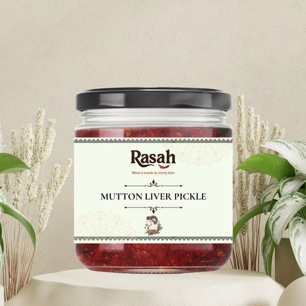 RASAH Mutton Liver Pickle Authentic Spicy Pickle 170gm | Homemade ...