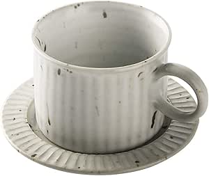 Amazon.co.jp: FIDEMM Simple Japanese Coffee Cup and Saucer Set Cups ...