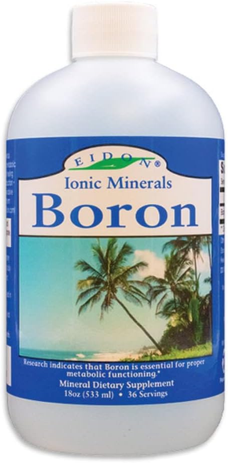 Amazon.com: Eidon Liquid Boron Drops - Ionic Mineral Boron Supplement ...