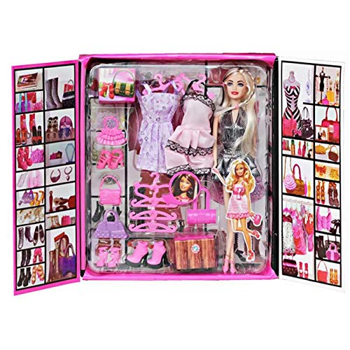 Fashion Stylish Doll with Many Dresses and Cool Accessories : Amazon.in ...