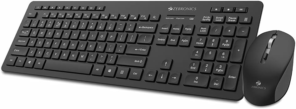 Amazon.in: Buy Zebronics Zeb-Companion 500 2.4GHz Wireless Keyboard ...