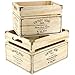 Set of 2 General Store Storage Crate Wooden Rustic Basket Fruit Vintage ...