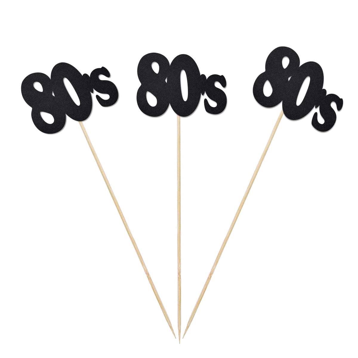 Amazon.com: 80s Centerpiece Sticks, 12-Pack Table Topper Double-Sided ...