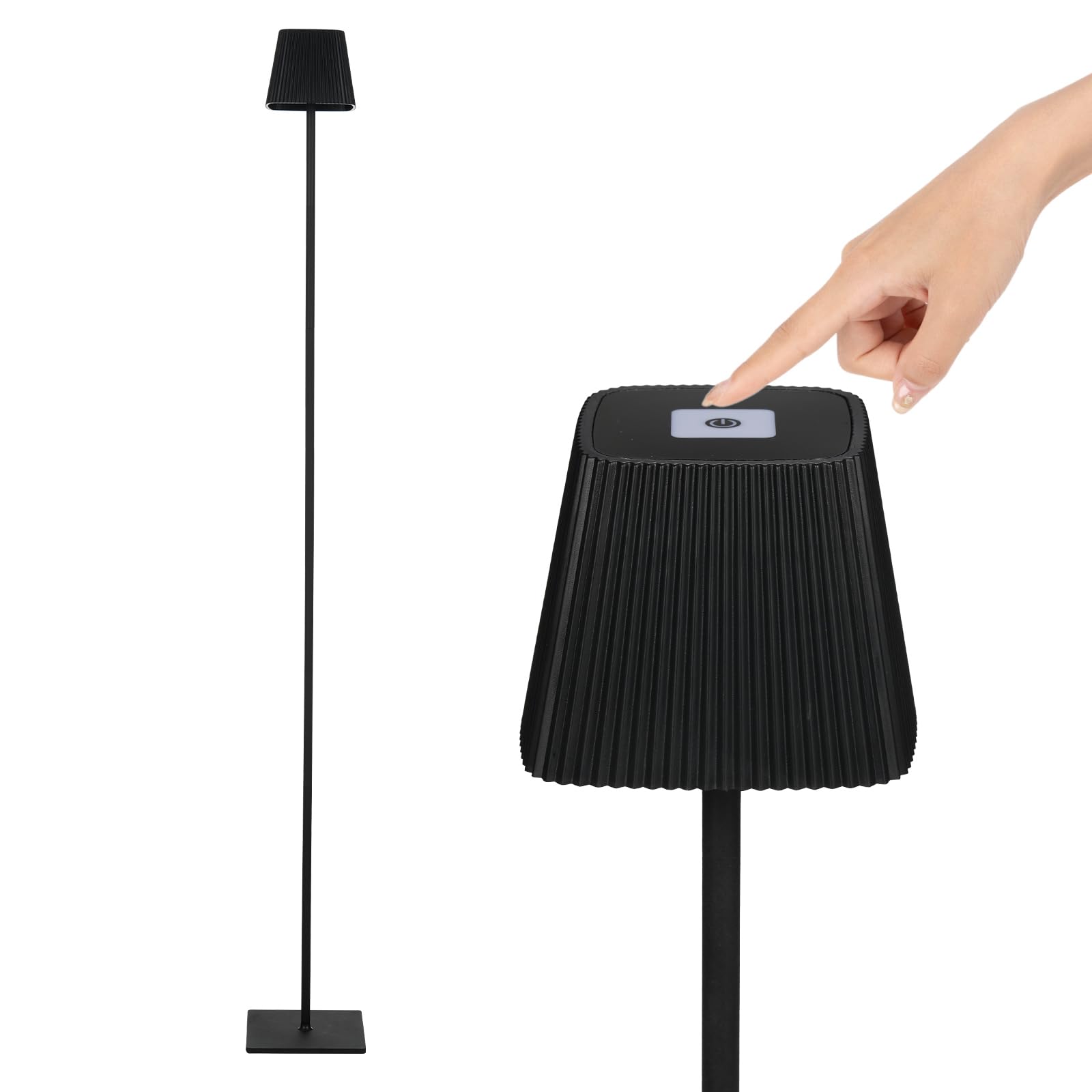 Neoglint Cordless Floor Lamp for Outdoor/Indoor, Touch Control ...