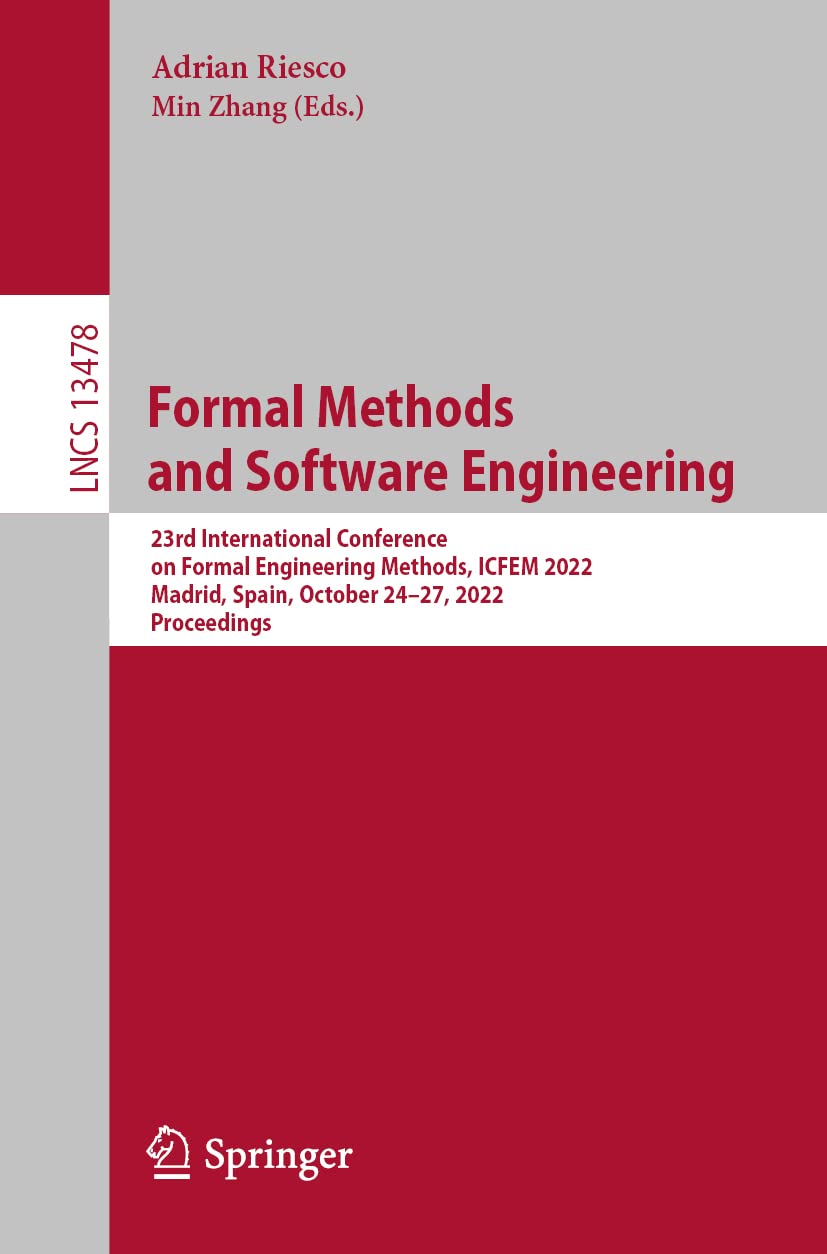 Formal Methods and Software Engineering: 23rd International Conference ...