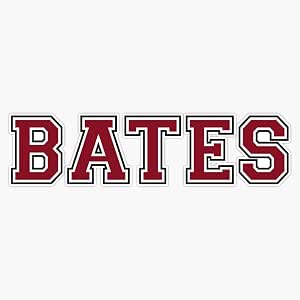 Amazon.com: Bates College Font Bumper Sticker Vinyl Decal 5" : Sports ...