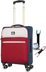 Amazon | [Lieben chama] カラビナボトルフック付き モズ moz スーツケース Sサイズ 33L キャリーケース 機内持ち込み ソフトキャリー キャリーバッグ ...