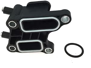 Coolant Air Bleeder Thermostat Housing Cooling Water Outlet Mount Fits ...