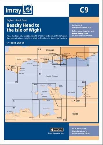 Imray Chart C9: Beachy Head to Isle of Wight: 9 (C Charts): Amazon.co ...