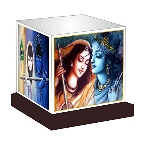 Buy Lord Krishna LED Night Lamp Gift for All Occasions Size 8 x 8 x 8 ...