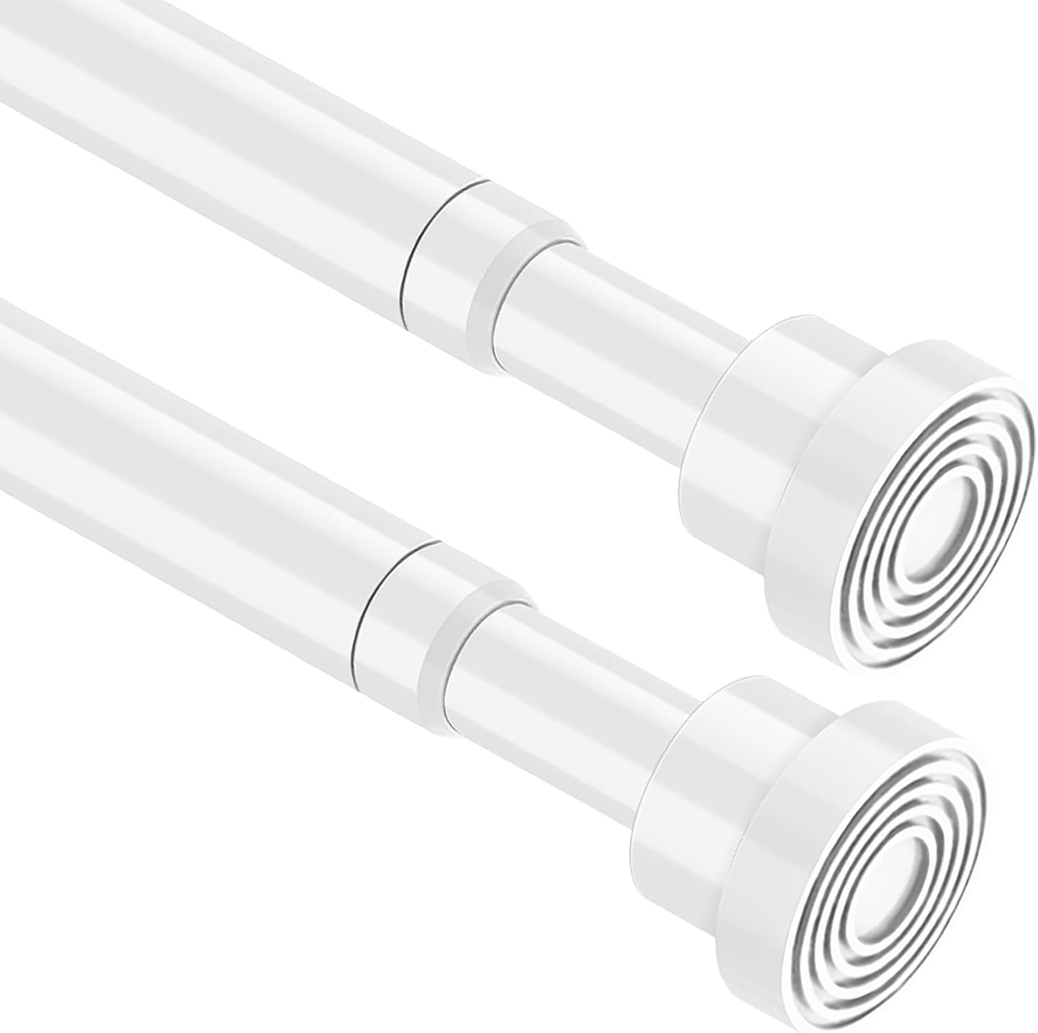 Amazon.com: 2pcs Spring Tension Rods 33 to 45 inch Adjustable Small ...