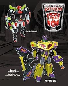 TRANSFORMERS ANIMATED BOTCON 2011 SIDESWIPE AND TOXITRON LIMITED ...