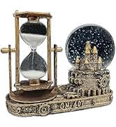 Amazon.com: LED Crystal Snow Globe with Hourglass Sand Timer, Musical ...