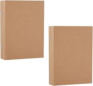 Amazon.com : Geynutaly 2Pcs A5 Kraft Paper Binder Tray A5 Kraft Paper ...