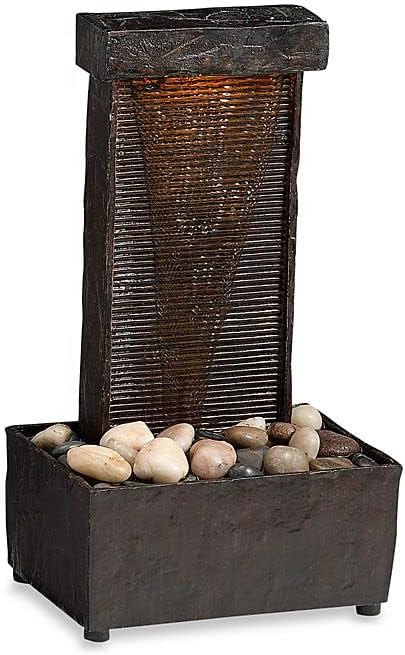 Amazon.com: Veranda Slate Tower Fountain [Straight] : Home & Kitchen