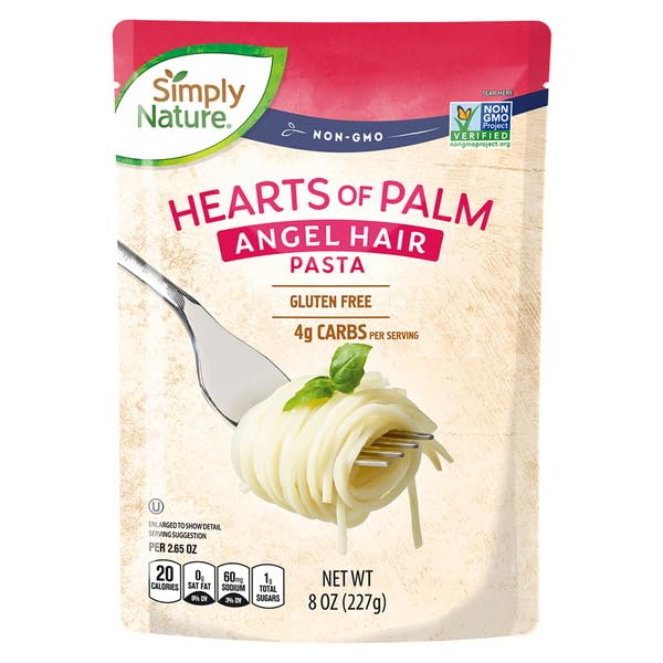 Amazon.com : Generic Simply Nature Heart of Palm Angel Hair - 12 oz ...