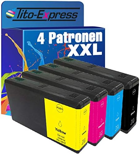 Tito-Express 4 Patronen XXL kompatibel mit Epson T7901-04 79XL ...