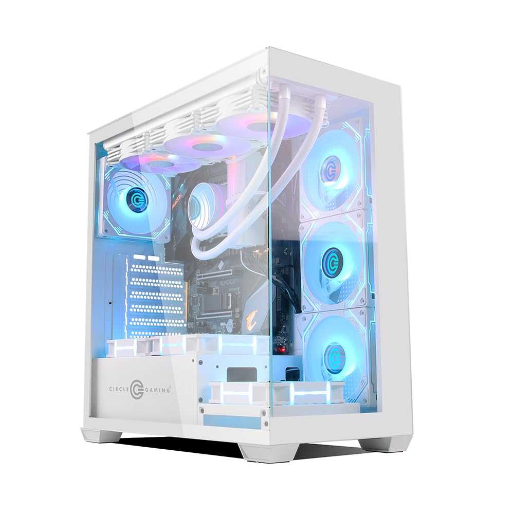 Buy Circle Defender ZX1 Mid- Tower Computer Case | Gaming Cabinet ...