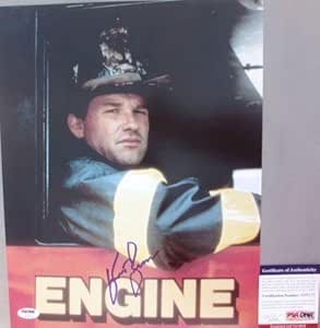 GREAT MOVIE!!! Kurt Russell BULL Signed BACKDRAFT 11x14 Photo #6 - PSA ...
