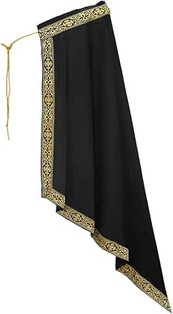 Amazon.com: chenggong Men Medieval Renaissance Cape Half Shoulder Shawl ...
