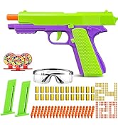 Amazon.com: Toy Gun with Automatic Reloading Rebound Shell Ejecting and ...