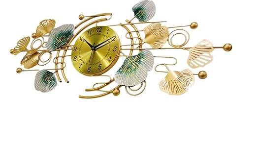 Buy SAMEER Metal Vintage Wall Clock for Bedroom| Living Room Floral ...