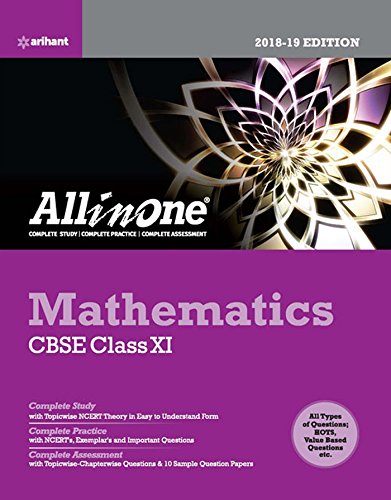 All in One Mathematics Class 11th Arihant Latest Edition : Amazon.in: Books