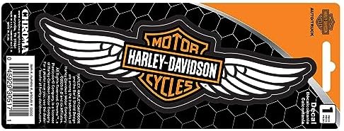 Amazon.com - CHROMA 30517 Harley-Davidson Winged Bar & Shield Logo ...
