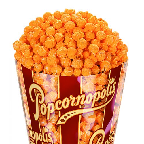 Amazon.com: Popcornopolis Cheddar Cheese Cone Gourmet Popcorn, 4.5 oz