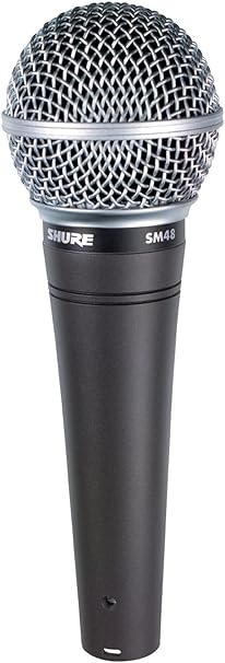 Amazon.com: Shure SM48 Cardioid Dynamic Vocal Microphone with Shock ...