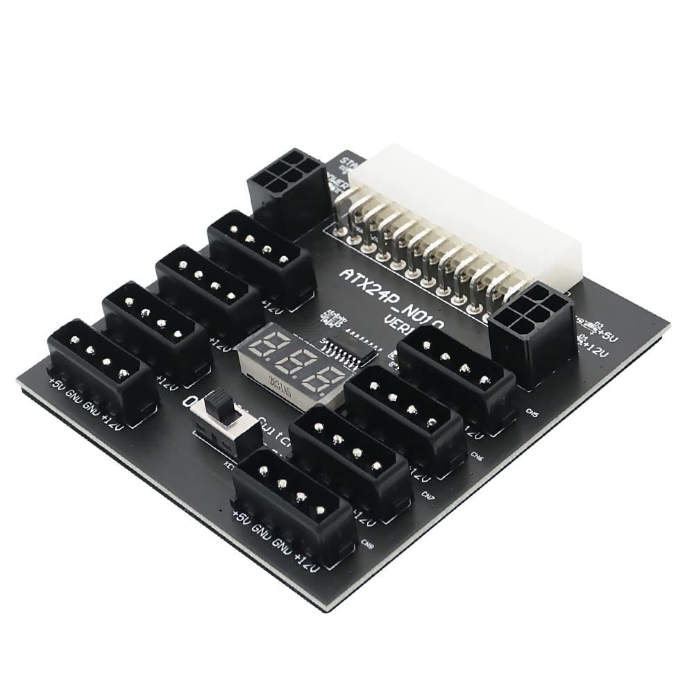 Buy Mining Power Supply with 2 Port 6Pin 800W ATX Server Power Supply ...