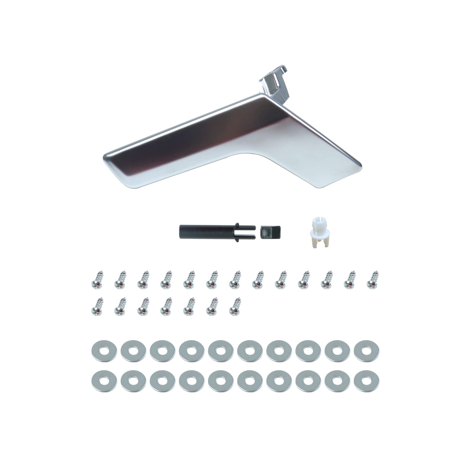 Amazon.com: Interior Matte Silver Door Handle Repair Kit Compatible ...