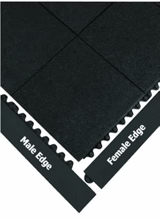 Amazon.com: Wearwell 24/ Seven, Interlocking Rubber Mat Ramp, Male ...