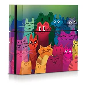 Amazon.com: Controller Gear Cats PS4 Console Skin - Officially Licensed ...