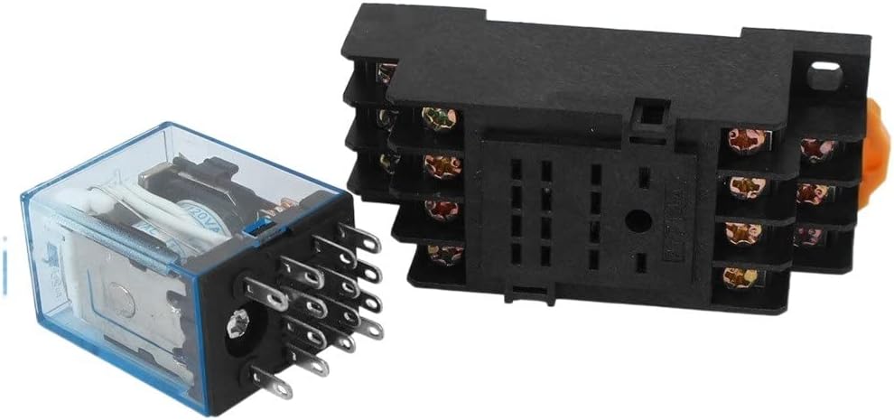 Amazon.com: Mini Electromagnetic Relay Relay 1Pc MY4NJ DC12V 24V AC110V 220V Electronic Micro ...