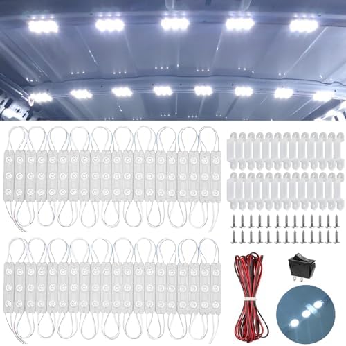 Linkstyle 12V Van Interior Light Kits, Car LED Ceiling Lights Kit with ...