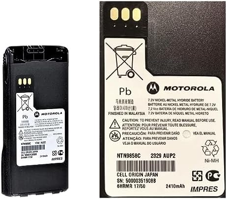 Amazon.com: NTN9858C NTN9858 - Motorola IMPRES Battery - NiMH 2410 mAh ...