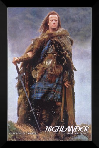 Amazon.com: ArtDirect Highlander FRAMED 27x40 Movie Poster: Sean ...