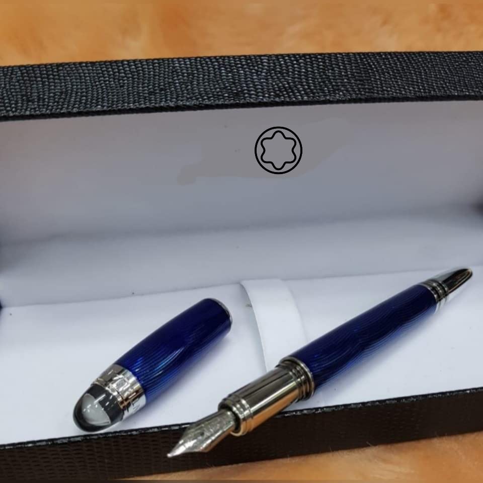 Pfn Blue Colour Fountain Pen Mb Pen Fountain Pen Blue | Desertcart Kenya