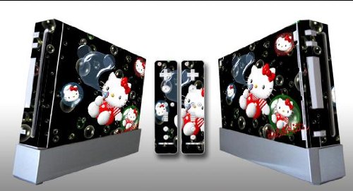 Amazon.com: Hello Kitty Skin Sticker Cover For Nintendo WII Console and ...