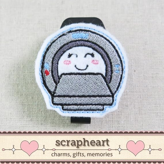 Snapklik.com : MRI Safe Badge Reel, MRI Tech Badge Holder, Non-Magnetic ...