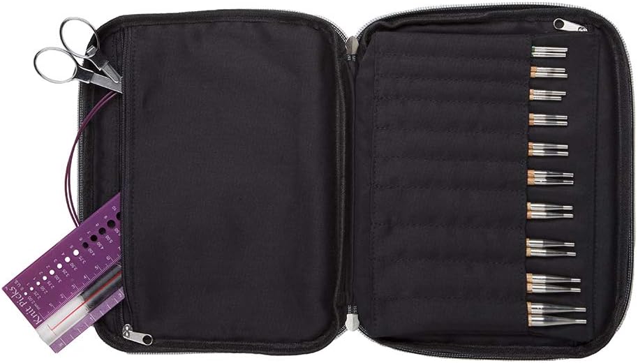 Knit Picks Interchangeable Knitting Needle Case (Gold) - BigaMart