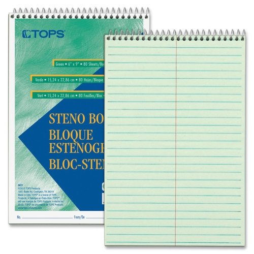 Wholesale CASE of 25 - Tops Steno Books-Steno Book, Gregg Rule, 80 ...