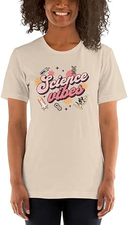Science Vibes Shirt, Geek Chic Tee, Nerdy Gifts, Great for Biology ...